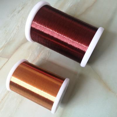 China Self Bonding Solderable Polyesterimide Enameled Round Copper Wire 0.07mm 180 Class for sale