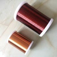 China Heat Bondable Enamelled Copper Magnet Wire Wire 0.06mm Self Bonding Wire for sale