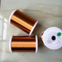 China 0.08mm PE/AIW Self Bonding Round Copper Wire For Magnetic Induction Coils for sale