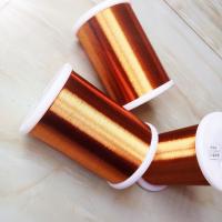 China 0.08mm Enamelled Round Copper Wire Heat Bondable Self Bonding Wire IEC for sale