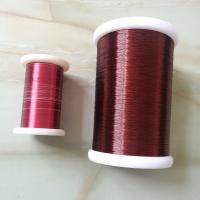 China 0.07mm Self Bonding Enamelled Round Copper Wire Polyamideimide Composite 220°C for sale