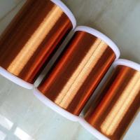 China Self Bonding Polyesterimide Enameled Round Copper Clad Aluminum Wires 0.08mm for sale