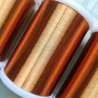 China Copper Clad Aluminum Self Bonding Enameled Round Wire 0.05mm 200C Thermal Class for sale