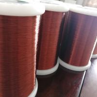 China EIW Polyesterimide Solderable Enameled Copper Wire 33 AWG 0.18mm for Motor for sale