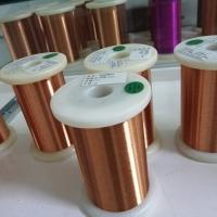 China 0.8mm Self Bonding Wire Solderable Polyurethane Enameled Round Copper Wires for sale