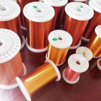 China EIW Polyesterimide Solderable Enameled Copper Wire 33 AWG 0.18mm for Motor for sale