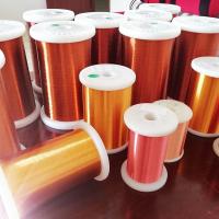 China Copper Clad Aluminum Self Bonding Enameled Round Wire 0.05mm 200C Thermal Class for sale