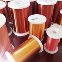 China Class 200 Polyesterimide Voice Coil Wire CCA Self Adhesive Enamelled Copper Wires for sale