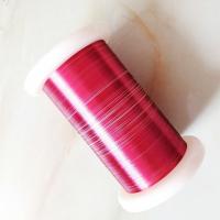 China Class 155 Modified Polyester CCA Enameled Wire 0.19mm for Voice Coil for sale