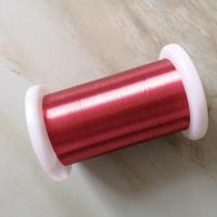 China 0.1mm Class 200 Self Bonding Polyesterimide Voice Coil Wire Solid Conductor for sale