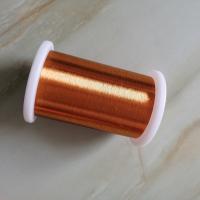 China Class 180 0.12mm Soldering Enameled Wire Red Copper With EIW Coating for sale