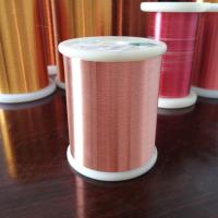 China 0.1mm Enameled Copper Clad Aluminum Wire Self Bonding Layer Chemical Resistance 130-240C for sale
