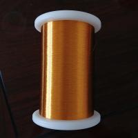 China Solderable Self Adhesive Enamelled Copper Winding Wire For Making Voice Coils for sale