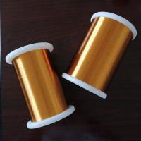 China Self Adhesive Polyurethane CCA Enameled Round Copper Wire 0.085mm Class 130/155 for sale