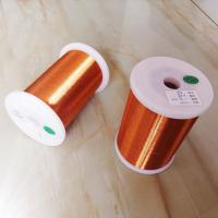 China Self Bonding Polyesterimide Enameled Round Copper Clad Aluminum Wires 0.08mm for sale