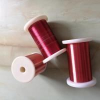 China QY F-1/240 Aromatic Polyimide Copper Enameled Wire 0.034mm High Temperature Resistant for sale