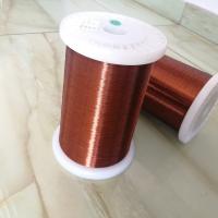 China 0.1mm Enameled Copper Clad Aluminum Wire Self Bonding Layer Chemical Resistance 130-240C for sale
