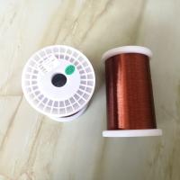 China 0.1mm Soldering Enameled Wire Self Adhesive With Polyesterimide Coating for sale
