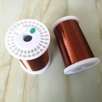 China Polyesterimide Coating Self Bonding Solderable Enameled Copper Wire 180C 19-46 AWG for sale