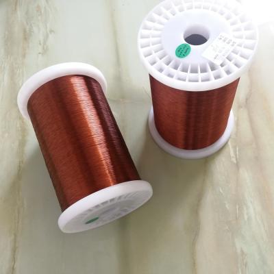 China UEW130/155/180 Solid Conductor CCA Polyurethane Copper Wire for Relays 0.04mm-0.90mm for sale
