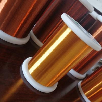 China 0.085mm Solderable Polyurethane Coating Self Adhesive Copper Wire Good Conductivity for sale