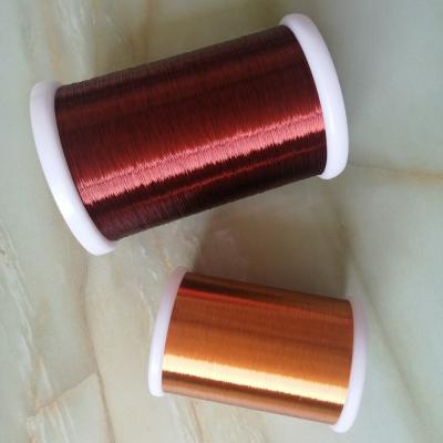 China 0.1mm Self Bonding Enameled Copper Wire Hot Air Solderable IEC NEMA 130-180C for sale