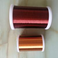 China Ultra Fine AWG 44 Solid Conductor Self Bonding Wire CCA for sale