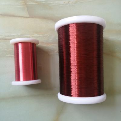 China 0.1mm Enameled Copper Clad Aluminum Wire Self Bonding Layer Chemical Resistance 130-240C for sale