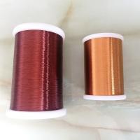 China Self Bonding Modified Polyester Enameled Copper Clad Aluminum Wire 0.11mm Class155 for sale