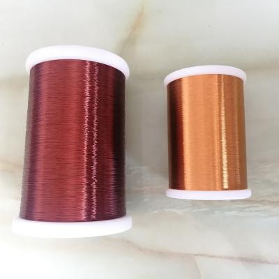 China Self Bonding Modified Polyester Enameled Copper Clad Aluminum Wire 0.11mm Class155 for sale