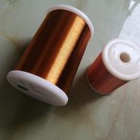 China Class 180 0.12mm Soldering Enameled Wire Red Copper With EIW Coating for sale