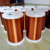China 0.11mm Polyester Self Adhesive Enamelled Copper Winding Wire For Voice Coil for sale