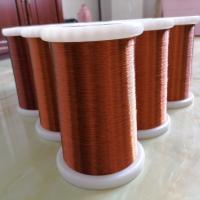 China 0.06mm UL Polyurethane Enameled Copper Wire Solderable Copper Magnet Wire for sale