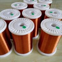 China Ultra Fine AWG 44 Solid Conductor Self Bonding Wire CCA for sale