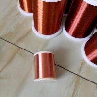 China Class155 Polyester Enameled Copper Wire 0.06mm Enameled Round Copper Wire for sale