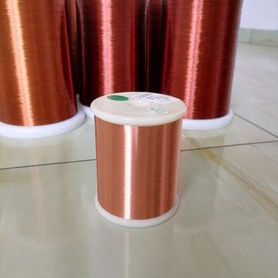 China Grade 2 Polyester Enameled Copper Wire 0.07mm Self Bonding Enameled Copper Round Wire for sale