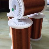 China 0.2mm Class 155/180 Self Adhesive Enamelled Round Copper Wires Small Motor Use for sale