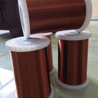China 0.15mm Polyamideimide Composite Enamelled Round Copper Wire For Winding Coil for sale