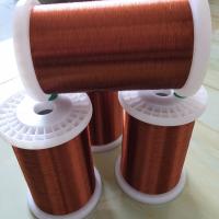 China 0.2mm Class 155/180 Self Adhesive Enamelled Round Copper Wires Small Motor Use for sale