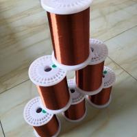 China 0.12mm Polyesterimide Enameled Copper Wire Class 200 Self Bonding Enameled Wires for sale