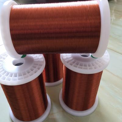 China Class155 Polyester Enameled Copper Wire 0.06mm Enameled Round Copper Wire for sale