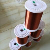 China Class 240 0.02mm Copper Enameled Wire Round Copper Wire Ultra Fine Magnet Wires for sale
