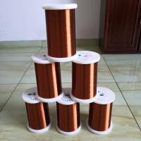 China 0.085mm Enamel Insulated Copper Wire With Polyester Coating Insulation Class 130/155/180 for sale