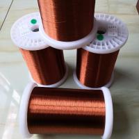 China Class 200/220 Enamelled Round Copper Wire Solvent Self Bonding Wire For Ignition Coils for sale