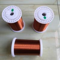 China Grade 2 Polyester Enameled Copper Wire 0.07mm Self Bonding Enameled Copper Round Wire for sale