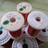 China AWG 34 Motor Enameled Winding Wire Heat Resistant Composite Coating Self Adhesive for sale