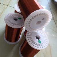 China Class 130/155 Hot Air Self Adhesive Enameled Copper Winding Wire 0.08mm for Speaker for sale