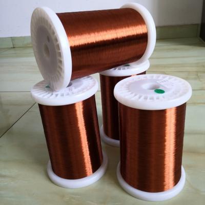 China 0.09mm Self Bonding Wire With Polyesterimide Alcohol Soluble Enameled Copper Wires for sale