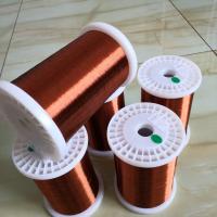 China 0.07mm Polyesterimide Enameled Copper Wire Fine Self Bonding Winding Wire for sale