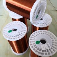 China Polyesterimide Self Bonding Enameled Copper Wire 0.08mm Thermal Class 200 for sale